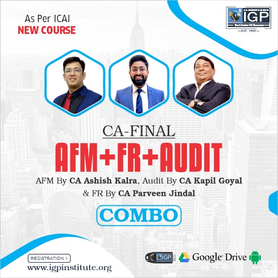 CA Final (AFM+FR+AUDIT) Combo